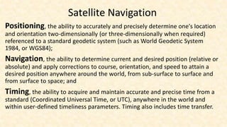 Introduction to GNSS presentation to be upload | PPTX