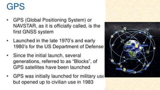 Introduction to GNSS presentation to be upload | PPTX