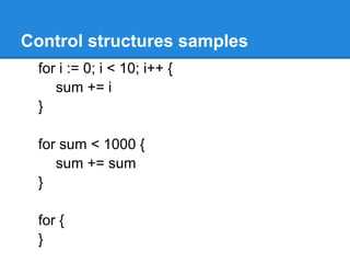 Introduction to Go programming language | PPT