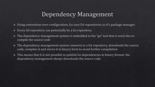 Introduction to Go | PPTX