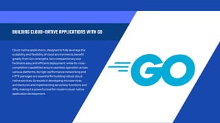Introduction to Go in Cloud Computing by startelelogic | PPT