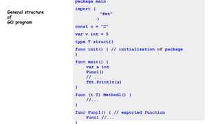 Introduction to golang | PPT