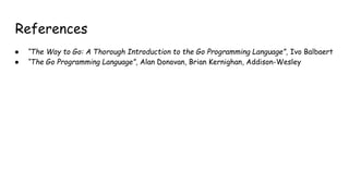 Introduction to golang | PPT