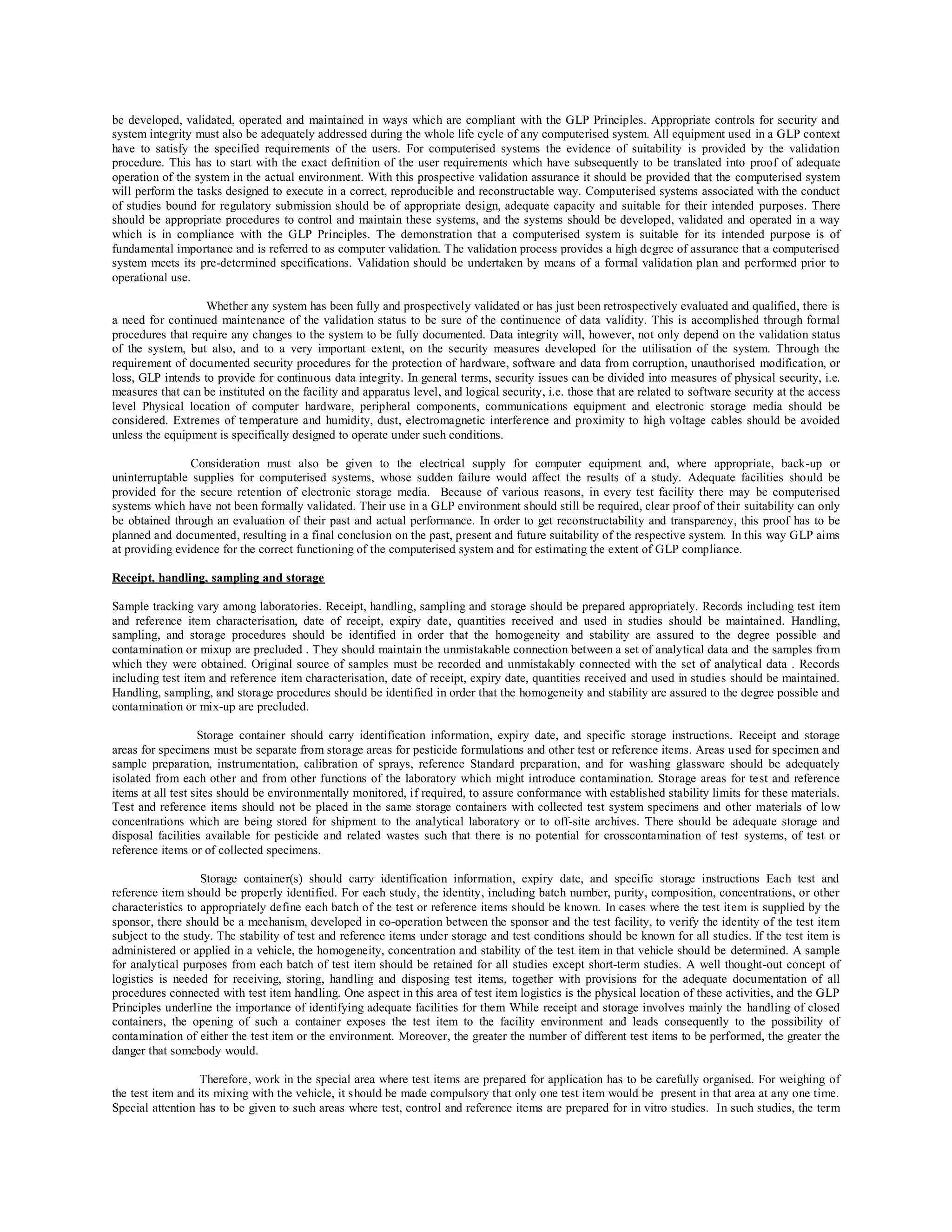 Introduction to good laboratory practices | PDF