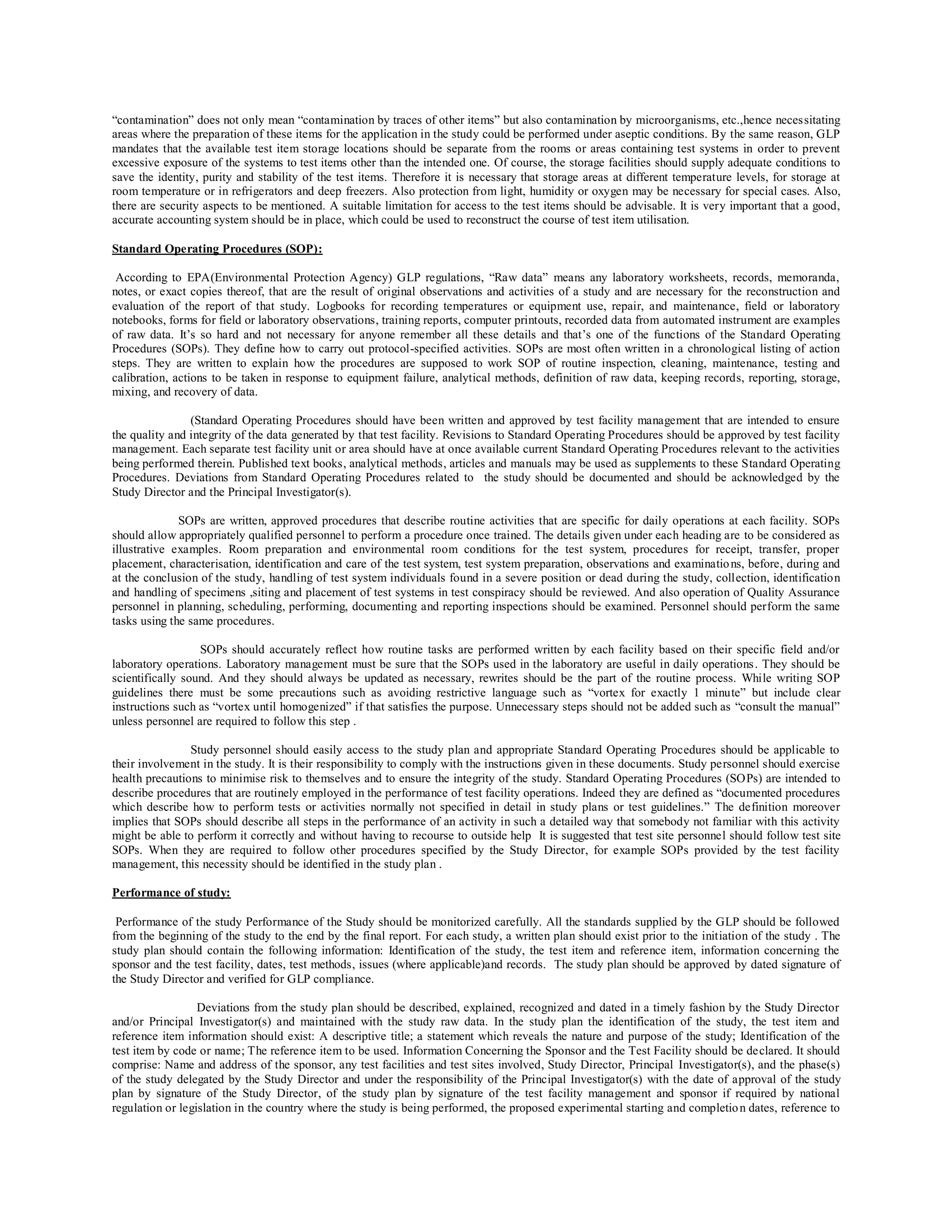 Introduction to good laboratory practices | PDF