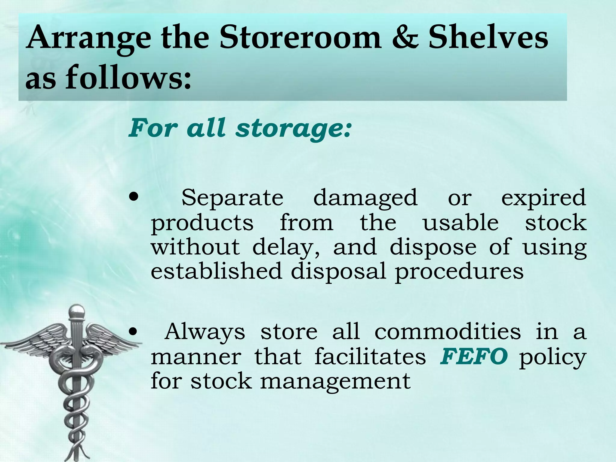 Introduction to good storage practices full | PPT