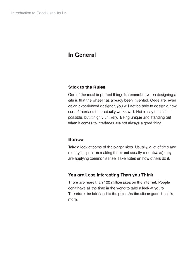 Introduction to good_usability | PDF