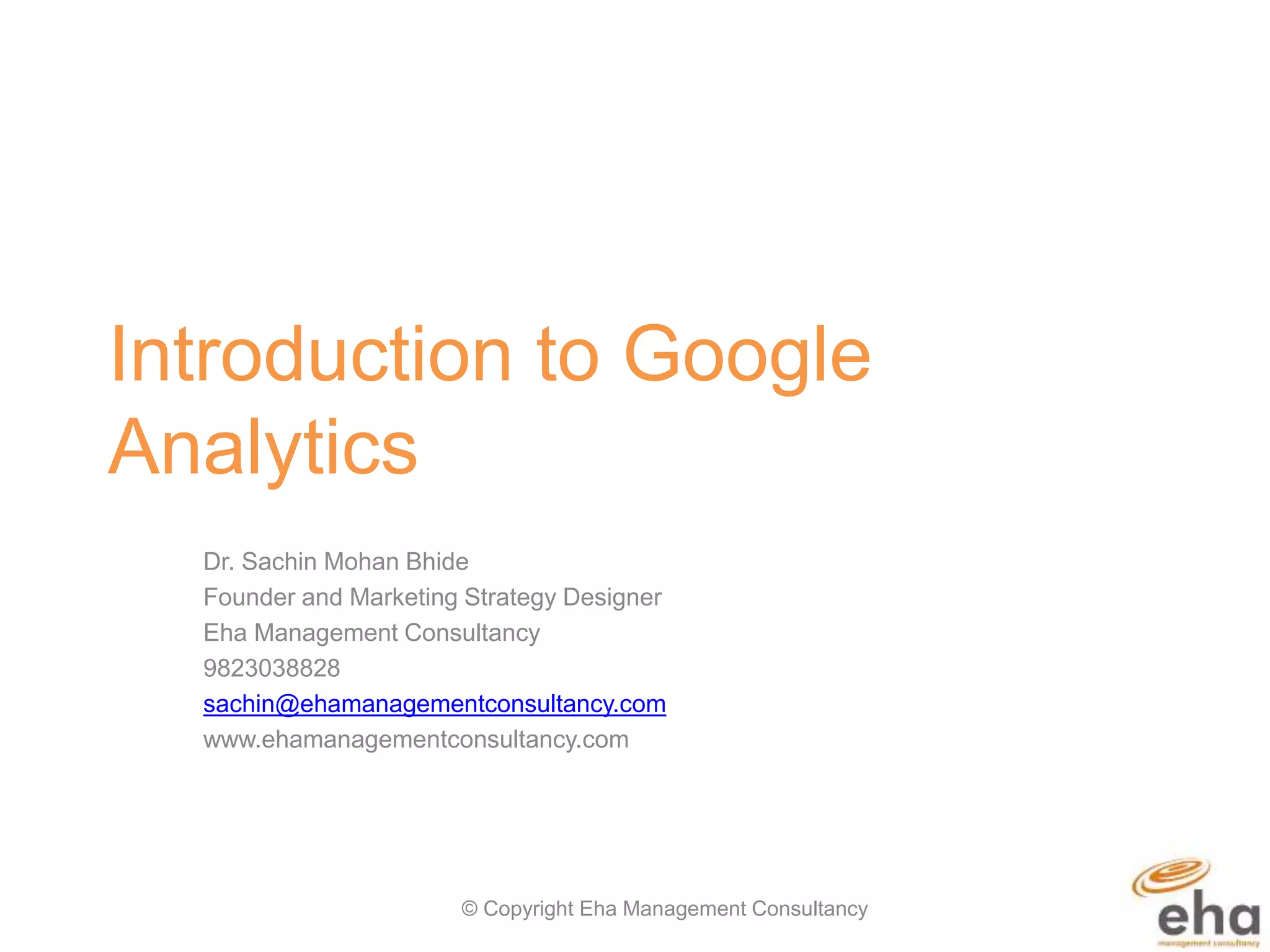 Introduction to Google Analytics | PPT