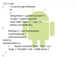 Introduction To Google Android (Ft Rohan Bomle) | PPT