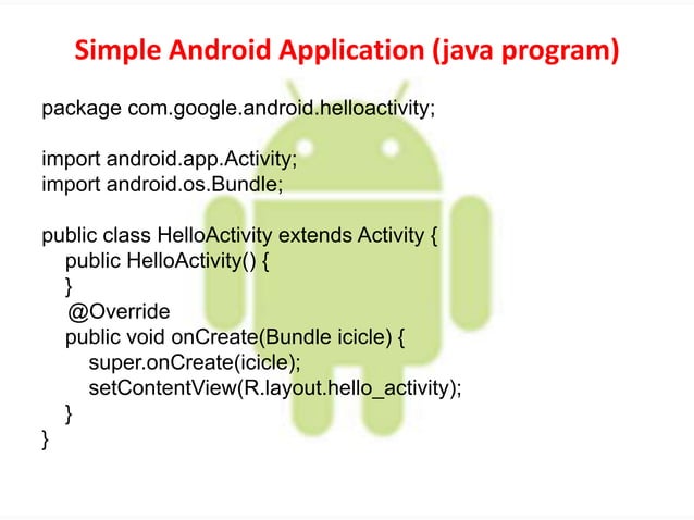 Introduction To Google Android (Ft Rohan Bomle)