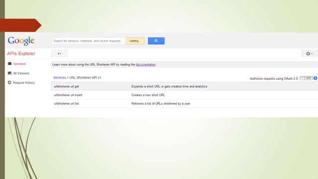 Introduction to Google API | PPTX