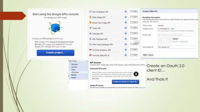 Introduction to Google API | PPTX