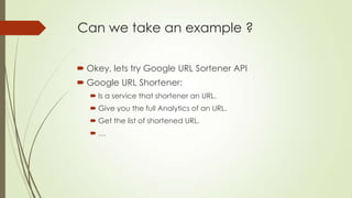Introduction to Google API | PPTX