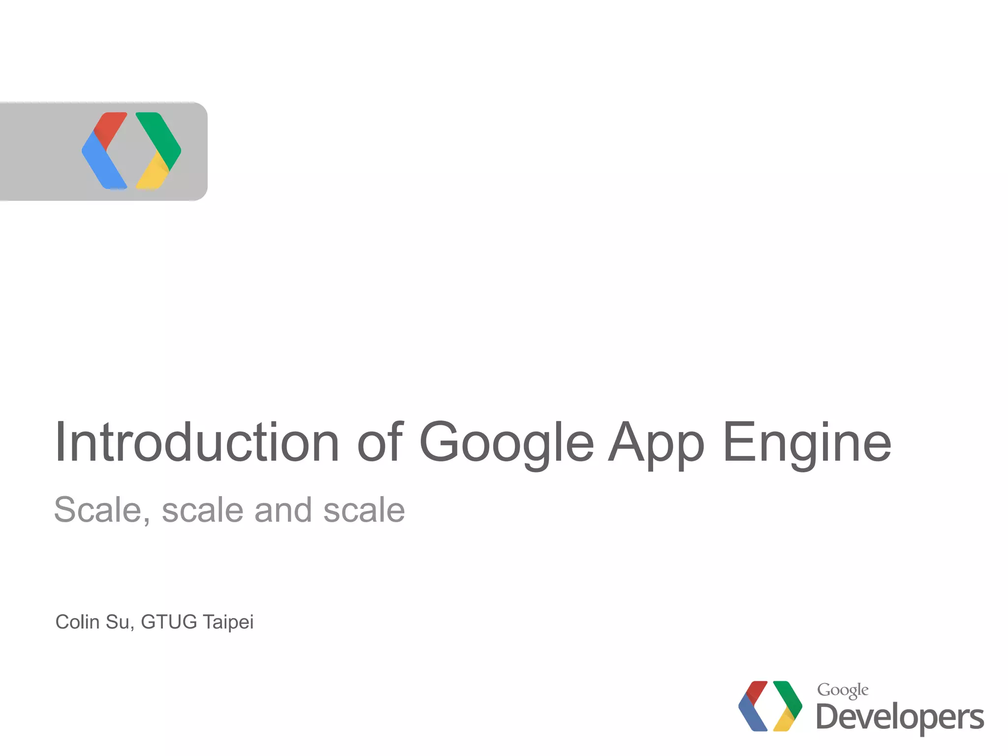 Introduction to Google App Engine | PPT