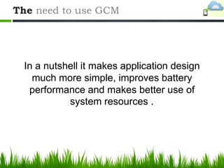 Introduction to google cloud messaging in android | PPTX | Operating Systems | Computer Software ...