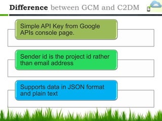 Introduction to google cloud messaging in android | PPTX | Operating Systems | Computer Software ...