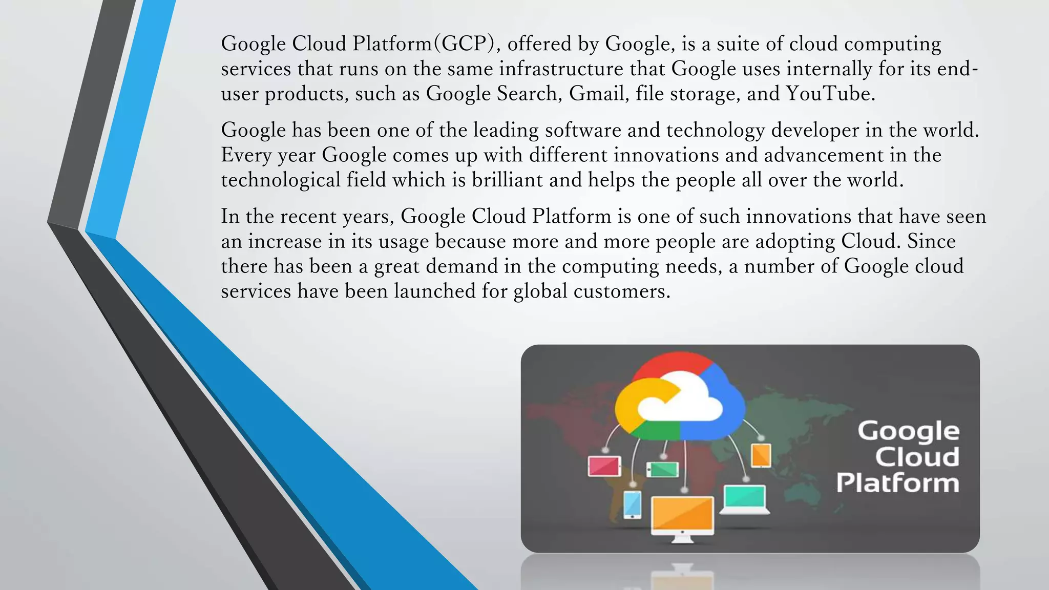 Introduction to google cloud platform | PPT