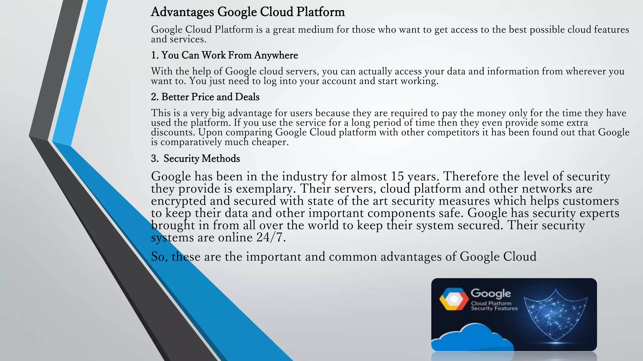 Introduction to google cloud platform | PPT