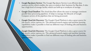 Introduction to google cloud platform | PPT