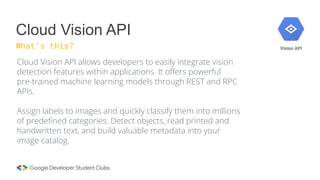 Introduction to Google Cloud Platform and APIs | PDF