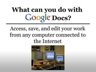 Introduction to Google Docs | PPT