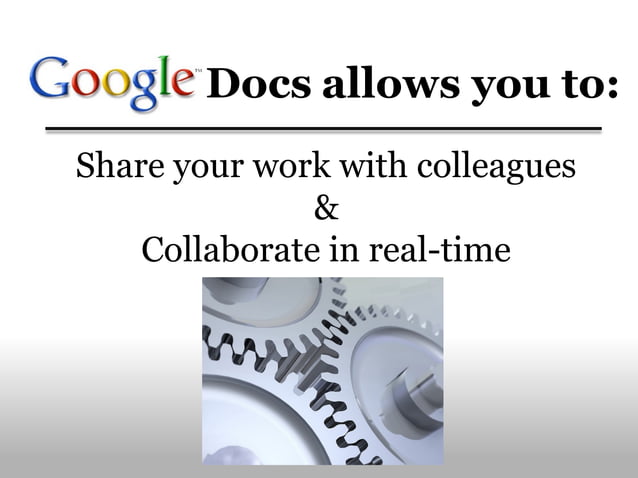 Introduction to Google Docs | PPT