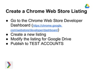 Introduction to Google Drive API | PPT