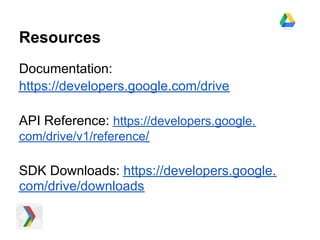 Introduction to Google Drive API | PPT