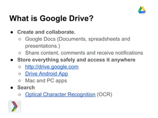 Introduction to Google Drive API | PPT