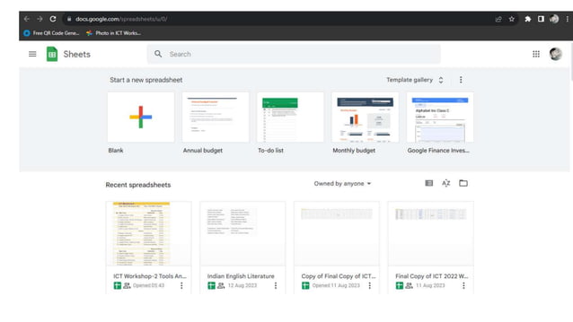Introduction to Google Form & Google Sheets.pptx | Internet | Computing