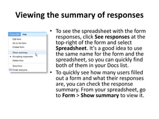 Introduction to Google Forms | PPTX