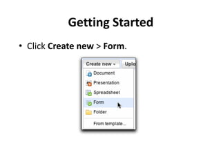 Introduction to Google Forms | PPTX