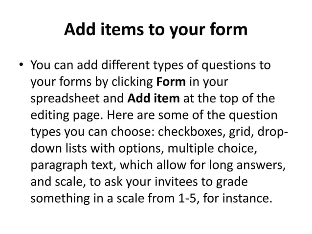 Introduction to Google Forms | PPTX