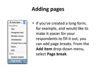 Introduction to Google Forms | PPTX