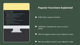 Introducing google sheets and how to use it | PPTX
