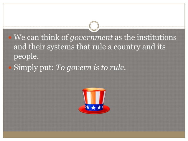 Introduction to government | PPT
