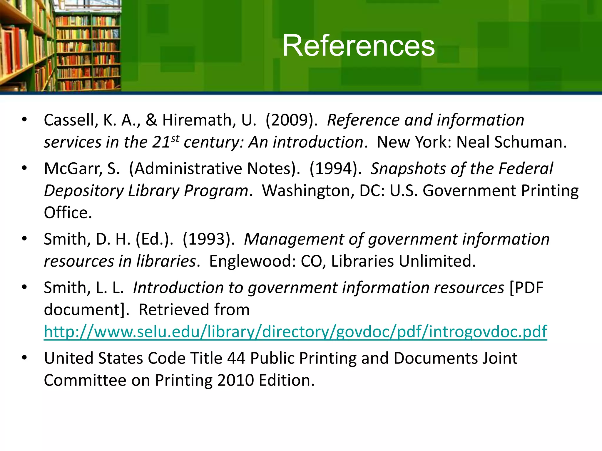 Introduction to government documents | PPTX
