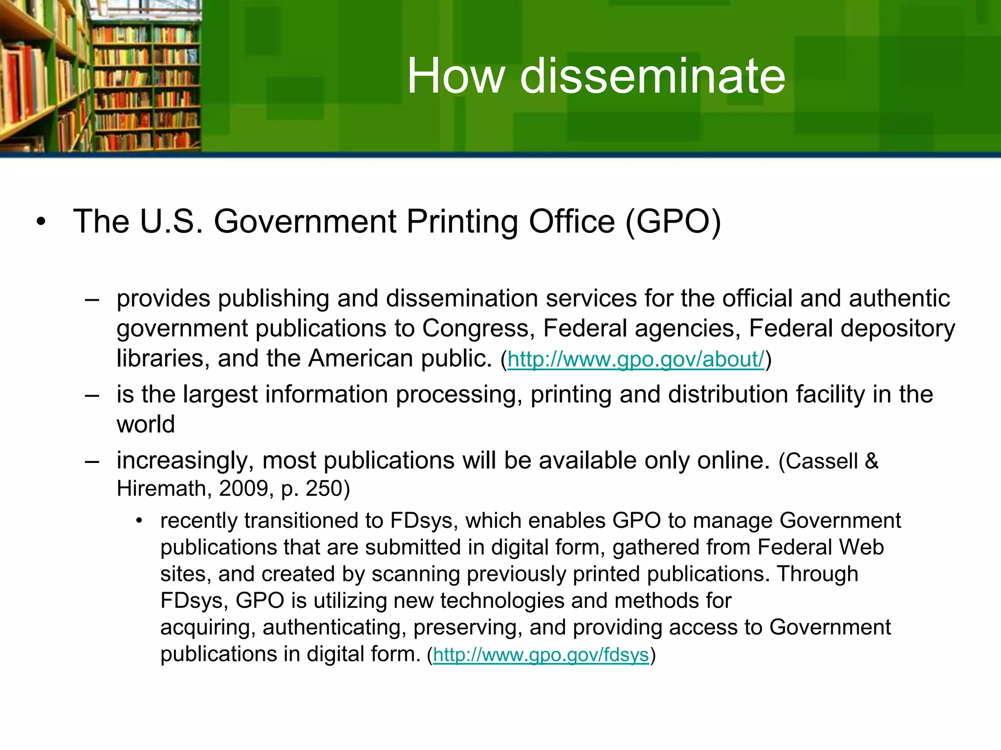 Introduction to government documents | PPTX