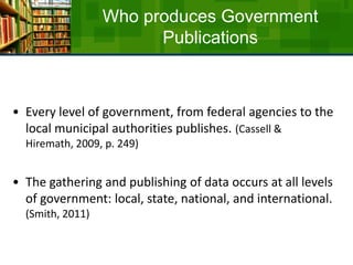 Introduction to government documents | PPTX