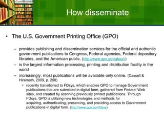 Introduction to government documents | PPTX