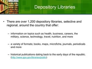 Introduction to government documents | PPTX