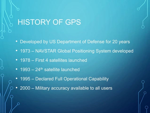 Introduction to gps | PPTX