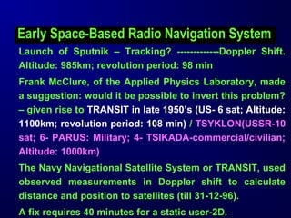 Introduction to gps and gnss | PPT