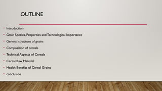 Introduction to Grain Science and species pptx | PPTX