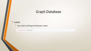 Introduction to graph databases in term of neo4j | PPT