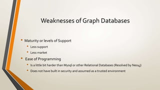 Introduction to graph databases in term of neo4j | PPT