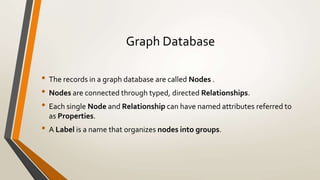 Introduction to graph databases in term of neo4j | PPT