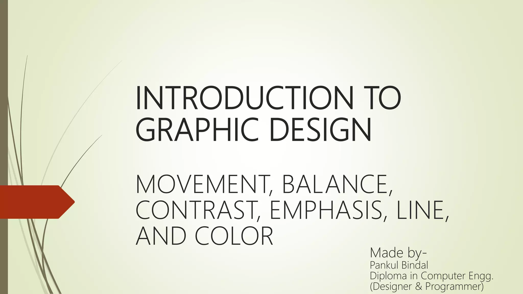 An Introduction to graphic design | PPTX