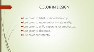 An Introduction to graphic design | PPTX