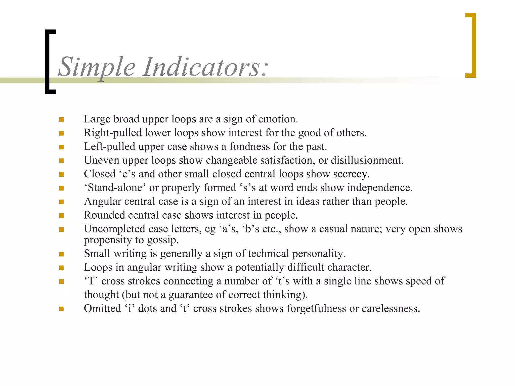 Introduction to graphology | PPT